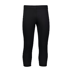 Russell Athletic Womens Girls Flexstretch Softball - Ultimate Yoga Fit! Fastpitch & Baseball Ready Comfy Stylish Pants, Black, Large US
