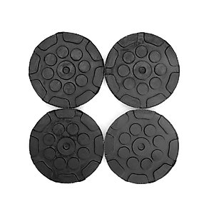 4Pcs Universal Round Rubber Arm Pads for Car Auto Jacking Lift Dia 120mm Thick 25mm Car Auto Truck Hoist