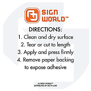 AJ Sign World Best 1" Ultra-Thin Permanent Double-Sided Tape for Arts, Crafts, Photography, Scrapbooking, Tear-by-Hand, Paper Backing (1-Inch by 164-Feet/55 Yards)