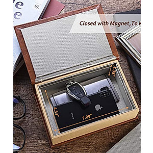 MONOJOY Faraday Box for Key Fob: Key Fob Signal Blocker Box, Faraday Key Fob Protector Box, RFID Key Fob Protector, Faraday Cage, Key Fob Box Signal Blocker - Rfid Box for Car Keys Phones Credit Card