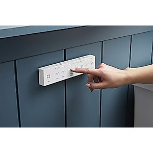 KOHLER 27142-CR-0 PureWash E700 Elongated Heated Bidet Toilet Seat with Remote Control, Bidet Warm Water, Adjustable Bidet Sprayer for Existing Toilets, White