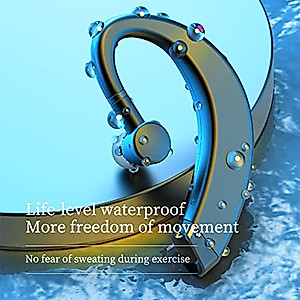 XUnion New Earphones Bluetooth Headphones Handsfree Wireless Headset Business Headset Drive Call Sports Earphones QH9, Pink Qh9, (99X220528SYT220330960PK)