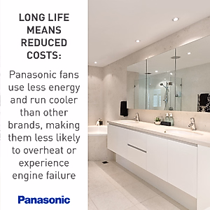 Panasonic FV-20VQ3 WhisperCeiling Spot Ventilation Fan - 190 CFM - Quiet Ceiling Mount Bathroom Fan