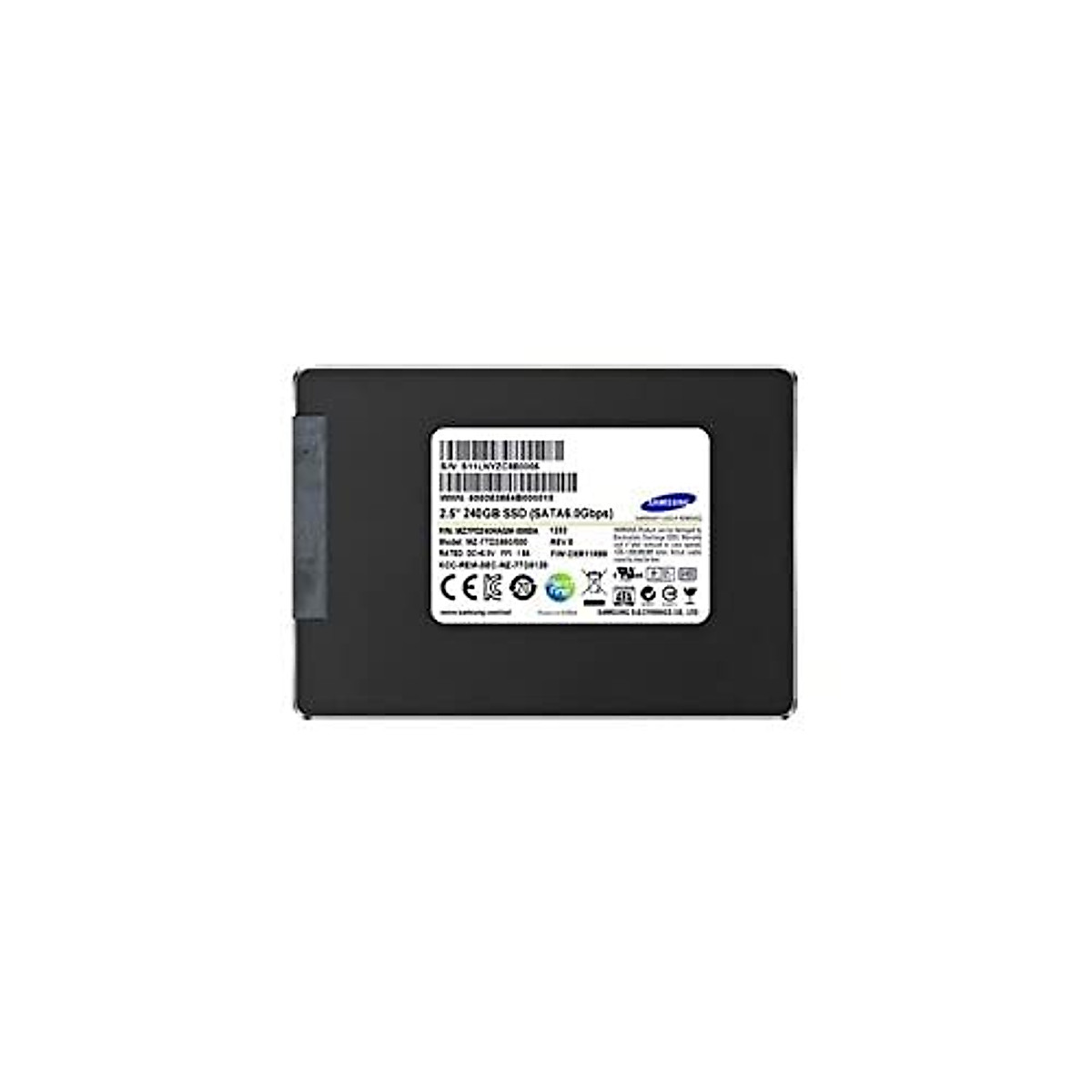 SAMSUNG MZ7PD240HAFV-000DA SM843 Series, 240GB, SATA 6Gb/s, MLC, 2.5" 7.0mm, 21nm SSD