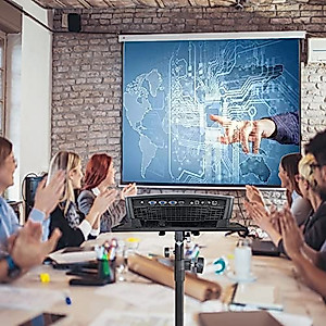 PPH-Sisy Projector Stand with Wheels,Foldable Laptop Tripod Adjustable Height Projector Tripod Stand 29 to 73 Inch with Removable Mouse Tray and Phone Holder for Office ,Home, DJ Racks