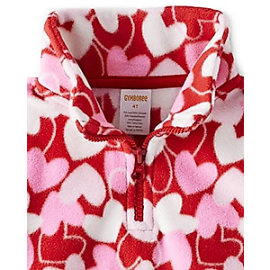 Gymboree Girls' and Toddler Long Sleeve Sweaters, Lots of Hearts, 7