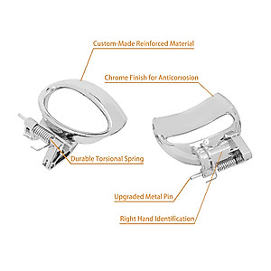 Gledewen Interior Door Handle Front Rear Driver & Passenger Side Pair | for 2006-2011 Chevy HHR | Replaces# 19299614, 19299613