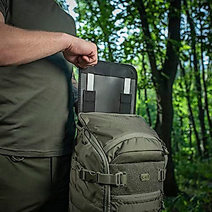 M-Tac Elite Tactical Backpack 25L Gen.II - Army Military Style Daypack Bag with Molle (Olive)