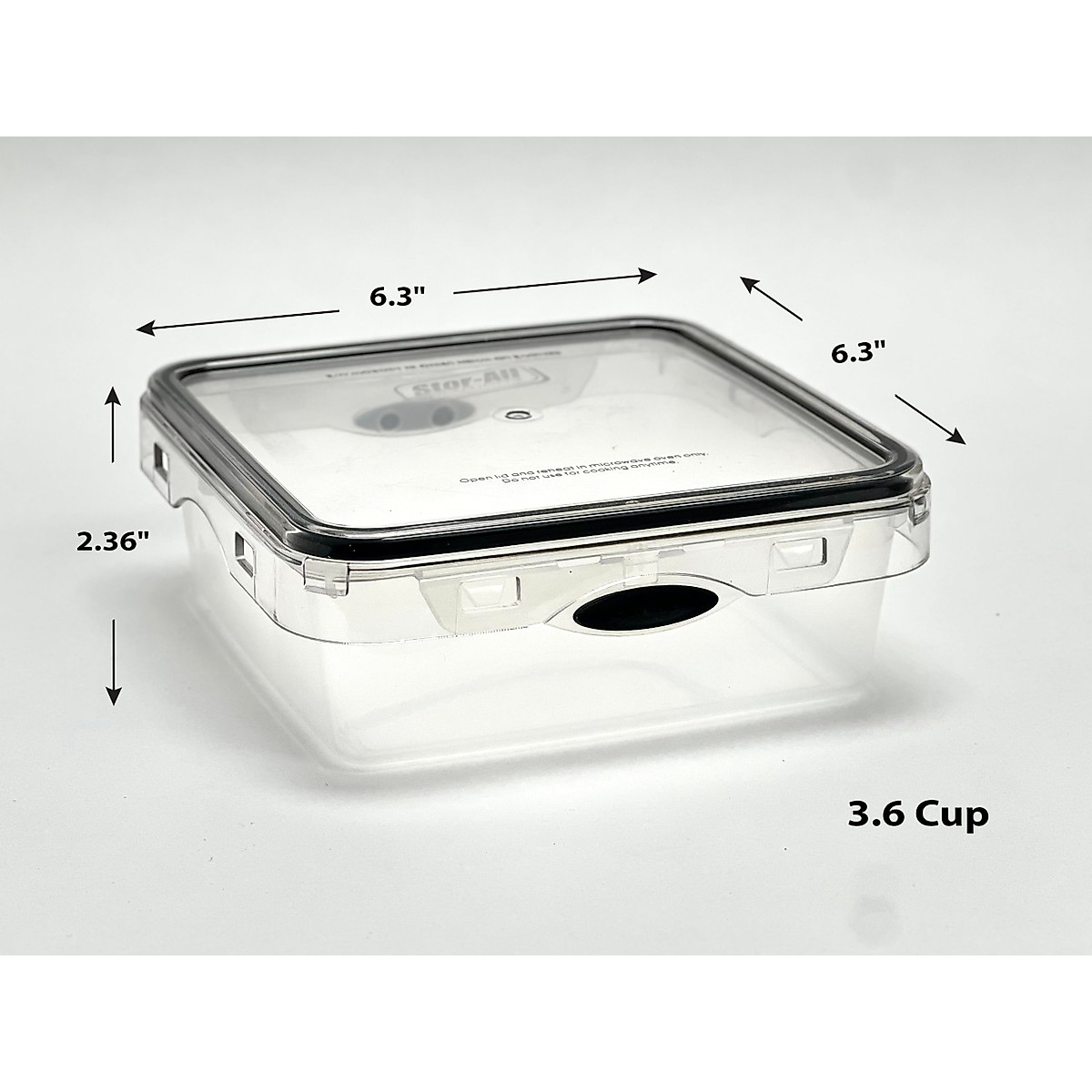 Stor-All Solutions Food Storage Containers with Lids Airtight, Plastic Meal Prep Container for Pantry & Kitchen Organization, BPA-Free, Leak-Proof, Microwave and Dishwasher Safe (12)