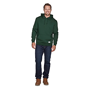 COLOSSEUM Outdoors Men's Brooks II Super Heavyweight Workwear Pullover Hoodie (Forest Green, Large)