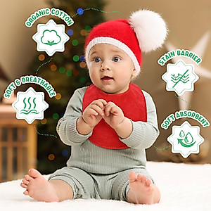 Jeyiour 36 Pcs Baby Bibs Bulk Terry Cotton Teething Bibs Baby Shower Gifts Newborn Infant Bibs Washable Absorbent Baby Drooling Bibs with Adjustable Hook and Loop Closure for Boys Girls, 12 Colors