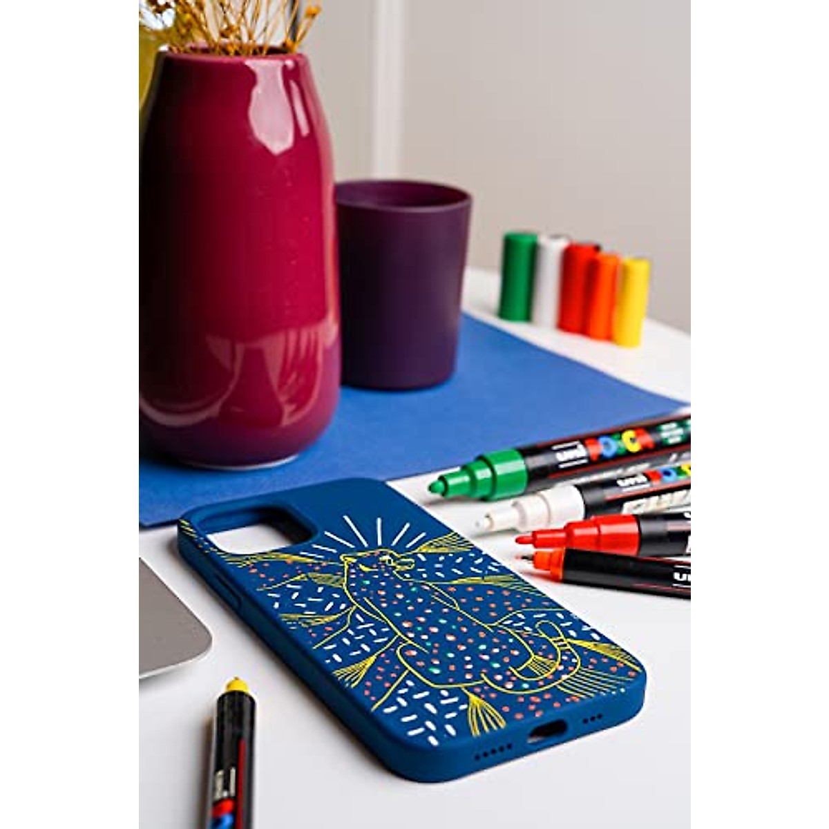 posca 153544849 0.1-10 mm Tip Waterbased Paint Marker - Assorted Colours (Pack of 10)