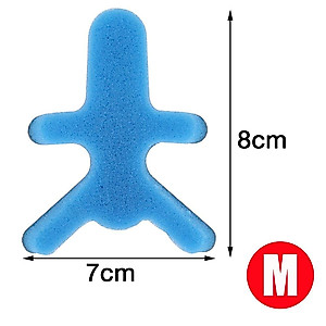 1 PC Toad Finger Splint Aluminium Sponge Finger Knuckle Immobilizer Adajuatable Finger Guards for Pain Relief Sport Injuries (M)