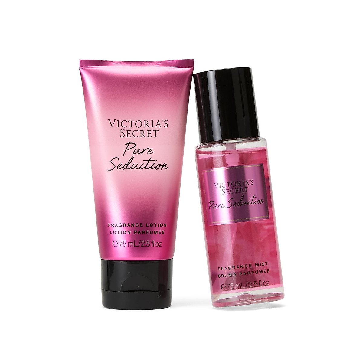 Victoria's Secret Pure Seduction Mini Fragrance Duo Gift Set, Notes of Juiced Plum and Crushed Freesia