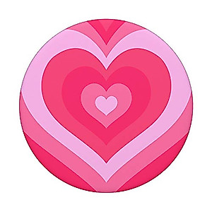 Cute Pink Latte Love Coffee Heart Pattern Stylish Girly PopSockets Swappable PopGrip