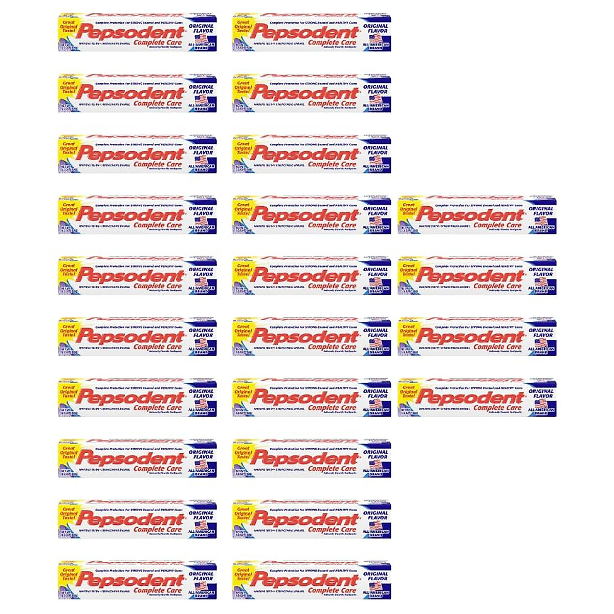 Pepsodent Complete Care Toothpaste Original Flavor 5.5 oz (Pack of 24)