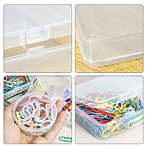 Lohoee 8Pcs Clear Game Tokens Storage Containers,Clear Organizer Storage Box Containers,Board Game Storage Containers for Small Items,Game Pieces,Craft Projects,Components,Dice,Tokens, Accessories
