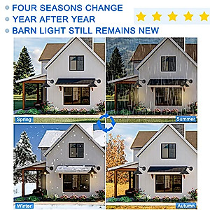 VICTOGATE 2 Pack Motion Sensor Outdoor Barn Lights, 10" Industrial Exterior Wall Light Fixtures Waterproof Matt Black Outdoor Motion Sensor Light for Porch Garage Patio House, Bulb Not Included