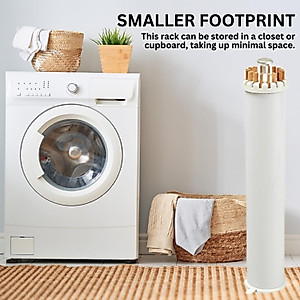 Tripod Drying Rack Clothing Foldable, Outdoor Clothes Drying Rack, Tripod Clothes Drying Rack for Laundry, Portable Clothes Drying Rack Space-Saving