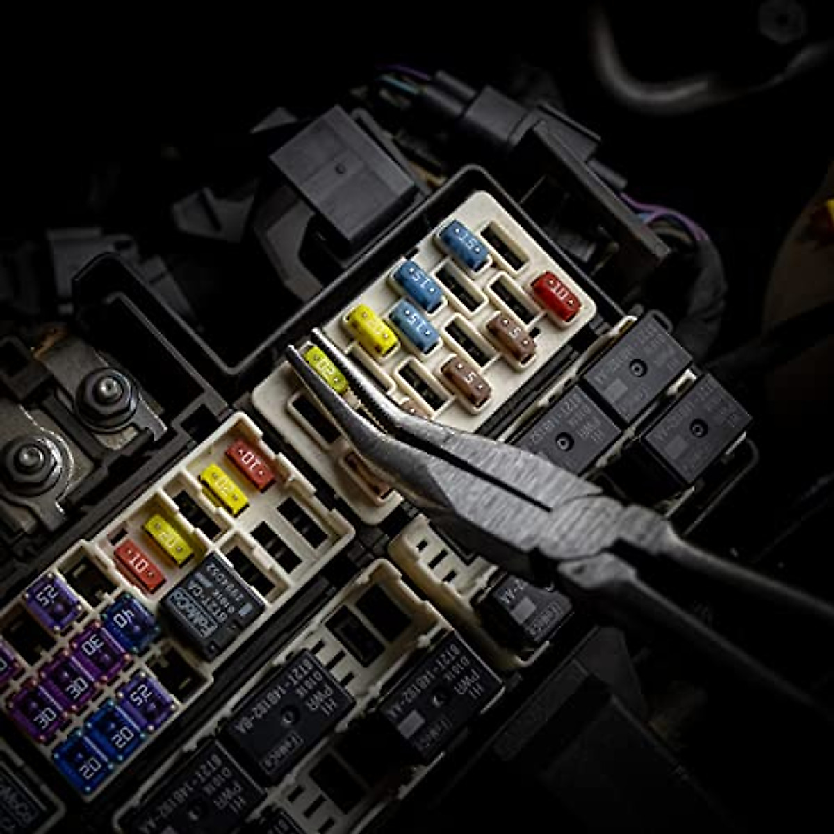 ABN Long Reach 11in Plier 4-Piece Set – 90-Degree Angle, 45-Degree Angle, Straight Needle Nose, and Duckbill Pliers