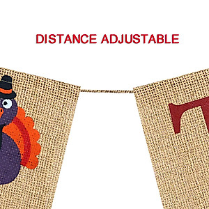 Give Thanks Burlap Banner| ThanksGiving Burlap Banner Thanksgiving Decorations| Rustic Thanksgiving Turkey Pumpkin Bunting| Thanksgiving Party Supplies Fireplace Mantle Decor
