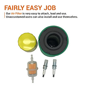 32 083 13-s Air Filter Tune Up Kit for Kohler 7000 Series KT725 KT735 KT740 KT745 KT735-745 PRO 22HP-26HP Lawn Mower with 52 050 02 Oil filter