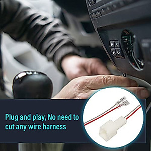 RED WOLF Car 4 Door Speaker Wiring Harness Connector Adapter Plug Fit 2004-2019 Nissan Murano Sentra Pathfinder, 2004-2019, Infiniti G37 G35 2006-2018 2PC