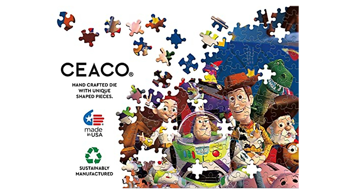 Ceaco 5 in 1 Disney Pixar Jigsaw Puzzles Set