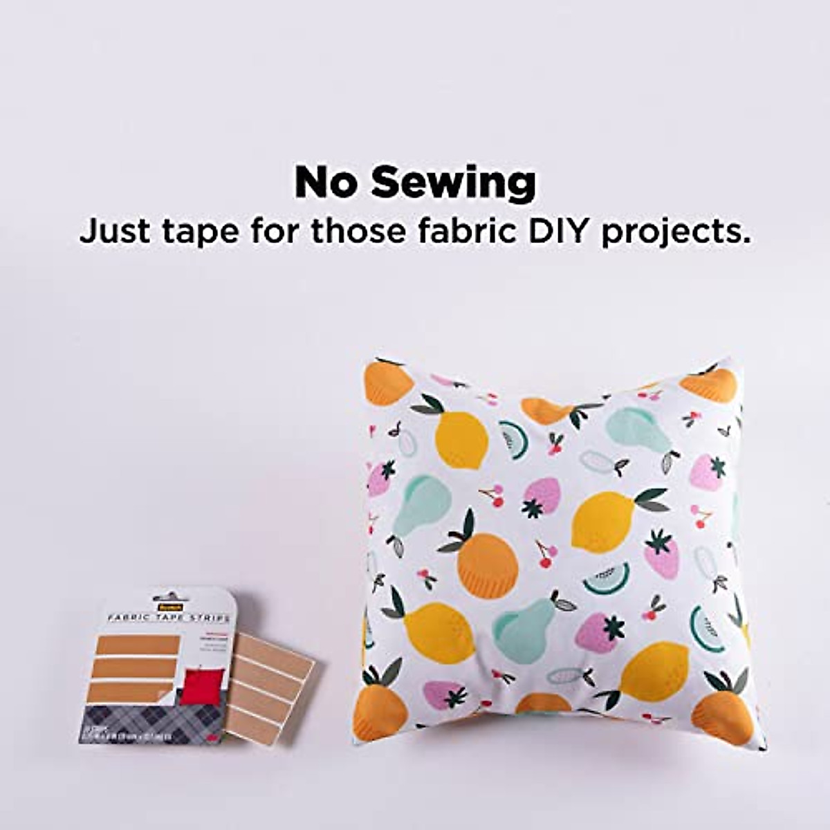 Scotch Permanent Fabric Tape Strips, Machine Washable, Perfect for DIY and Crafting (FAP-1-CFTP)