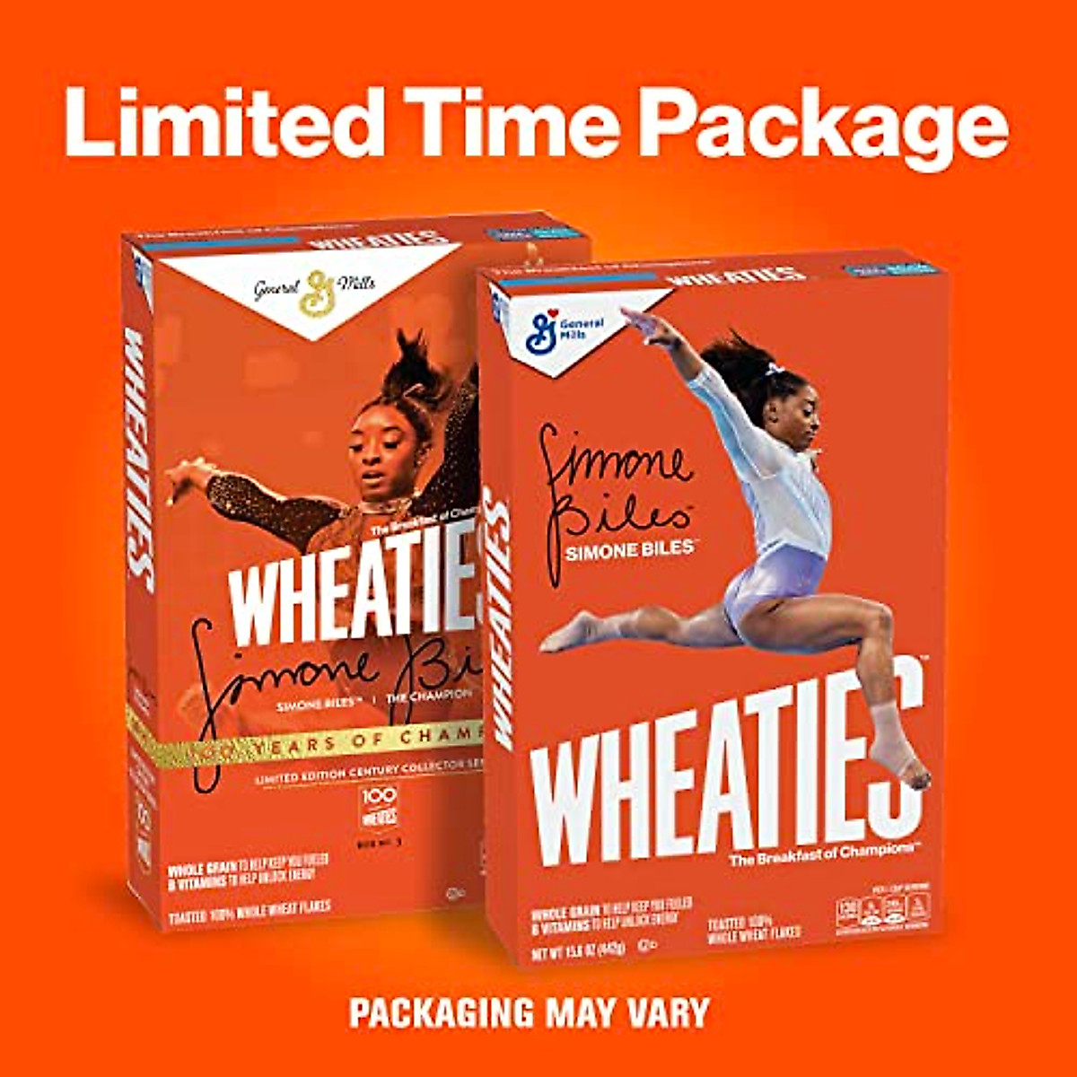 Wheaties 100% Whole Wheat Flakes Breakfast Cereal, Breakfast of Champions, 15.6 oz