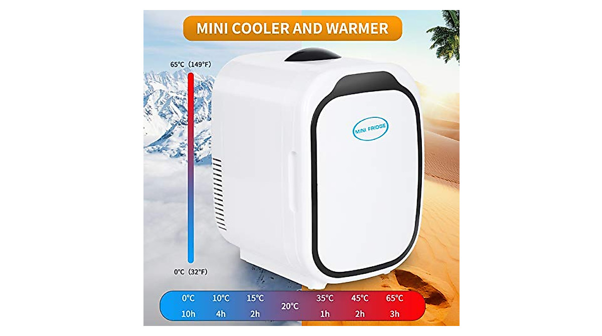 Wistopht 6L Mini Fridge - Portable Cooler & Warmer