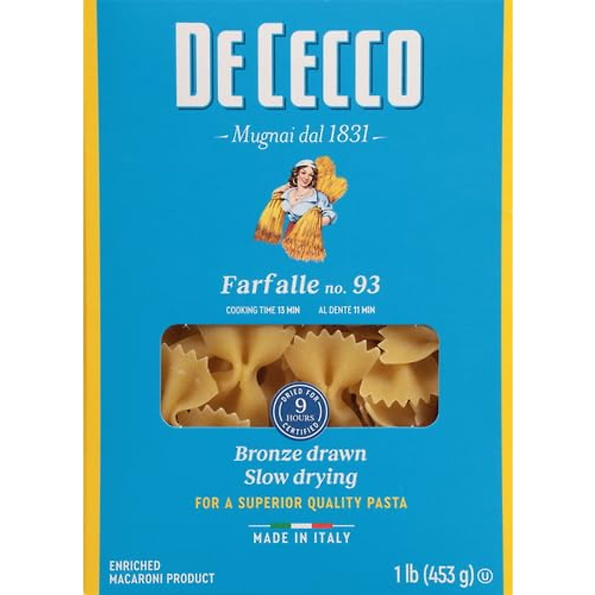 De Cecco Farfalle Pasta, 16 Oz