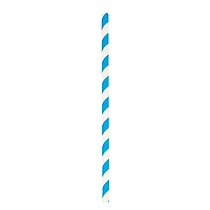 Glad Eco-Friendly Paper Straws | 50 Ct Paper Straws with Stripes | Biodegradable Paper Straws for Everyday Use| Paper Disposable Straws, Colorful Striped Design