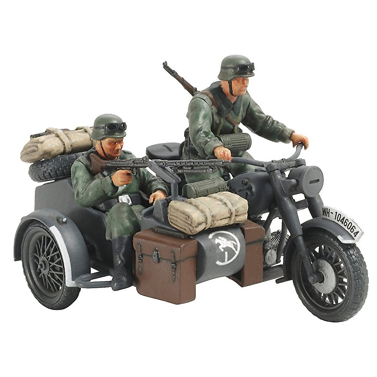 Tamiya Models German Motorcycle and Sidecar