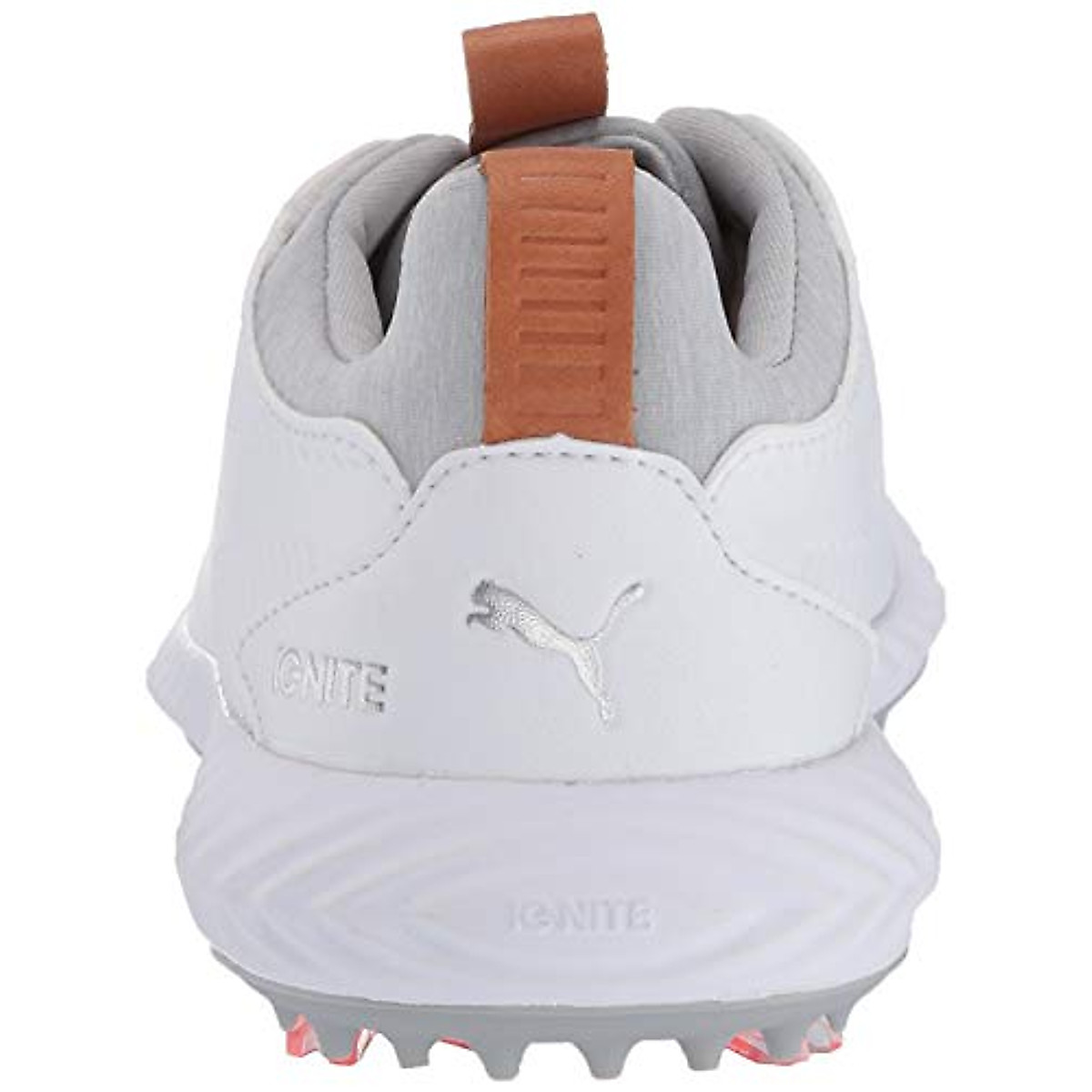 Puma Golf Unisex-Kid's Ignite Pwradapt 2.0 Golf Shoe, Puma White-Puma White, 2 M US Little Kid