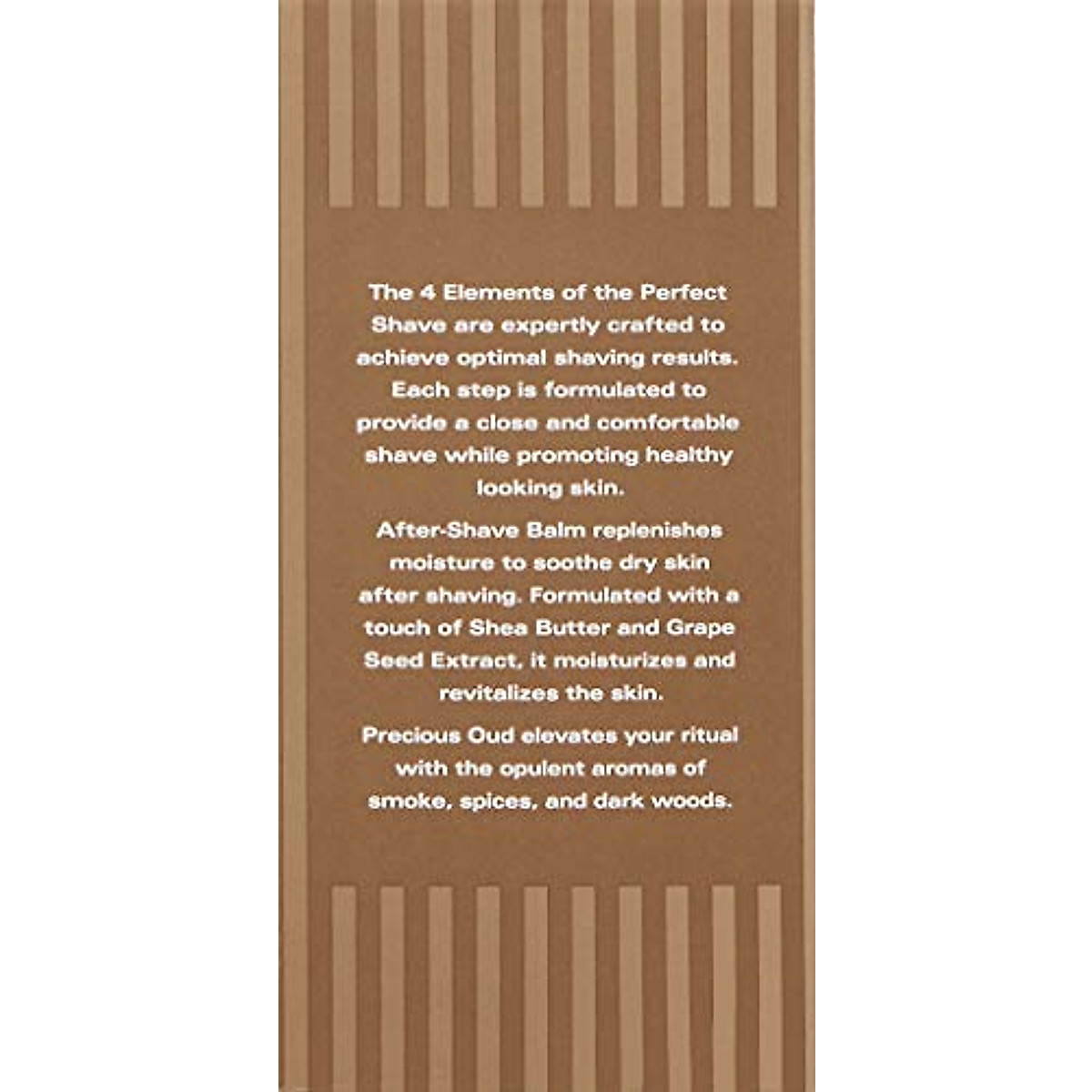 The Art of Shaving After-Shave Balm for Men - Face Moisturizer, Clinically Tested for Sensitive Skin, Oud, 3.3 Ounce