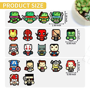 20Pcs Avengers Magnetic Refrigerator Magnet Fridge Sticker - Avengers Fridge Decoration, Office Whiteboard Magnet, Cabinet Magnet, Dishwasher Magnet, Cabinet Cute Locker Magnet