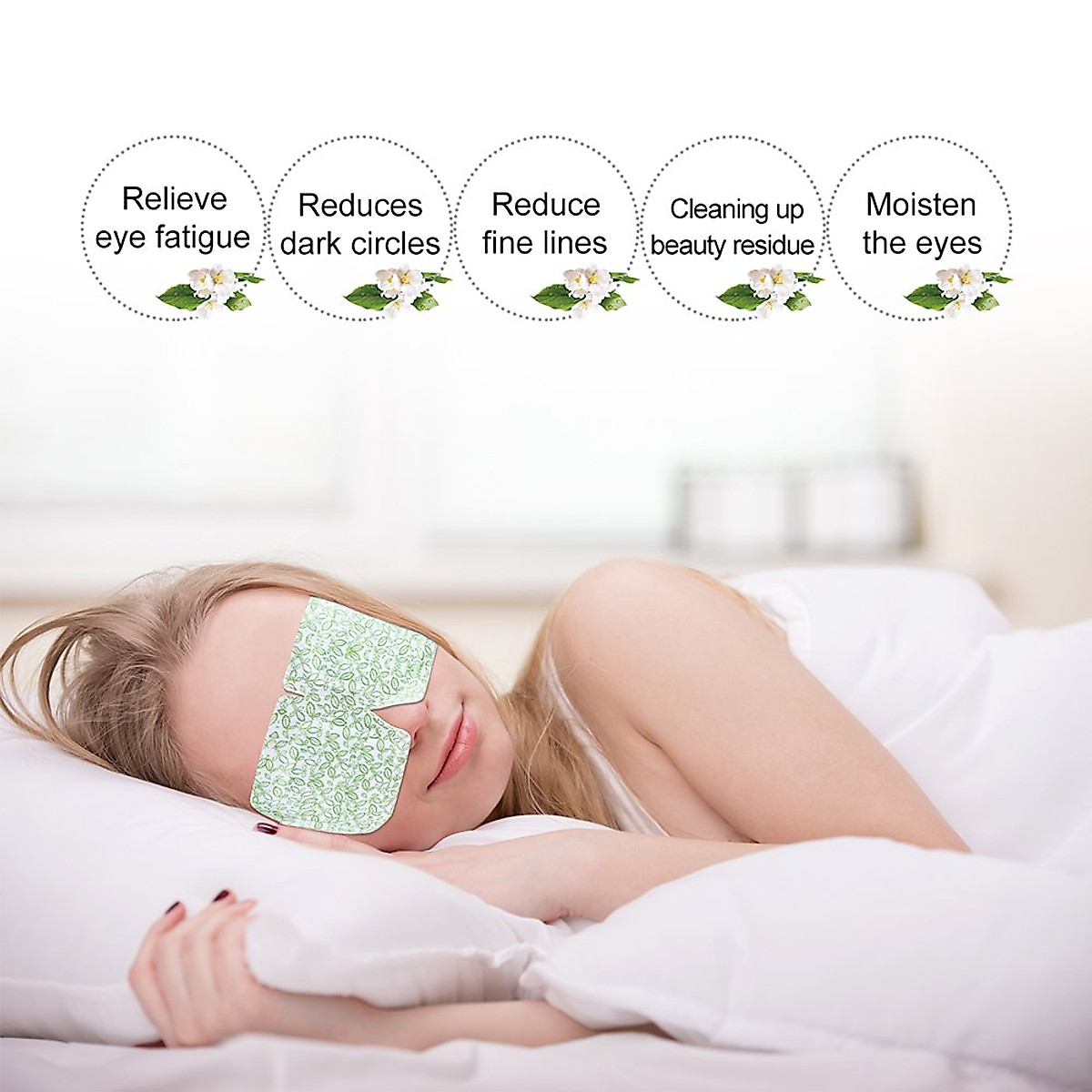 Adsoner Steam Eye Mask, 15 Packs Hot Steam Eye SPA Mask for Dry Eyes, Travel Essentials & Relaxation Gifts for Women, Men Lavender Fragrance Warming Eye Patch