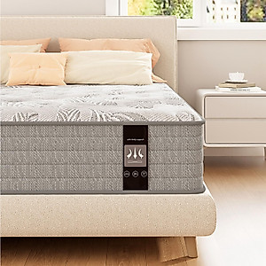 Yuewanshun Full Size Mattress, 12 Inch Hybrid Full Mattress in a Box, Gel Memory Foam and Pocket Spring for Pressure Relief, Medium Firm Feel, Motion Isolation 54"*75"*12"