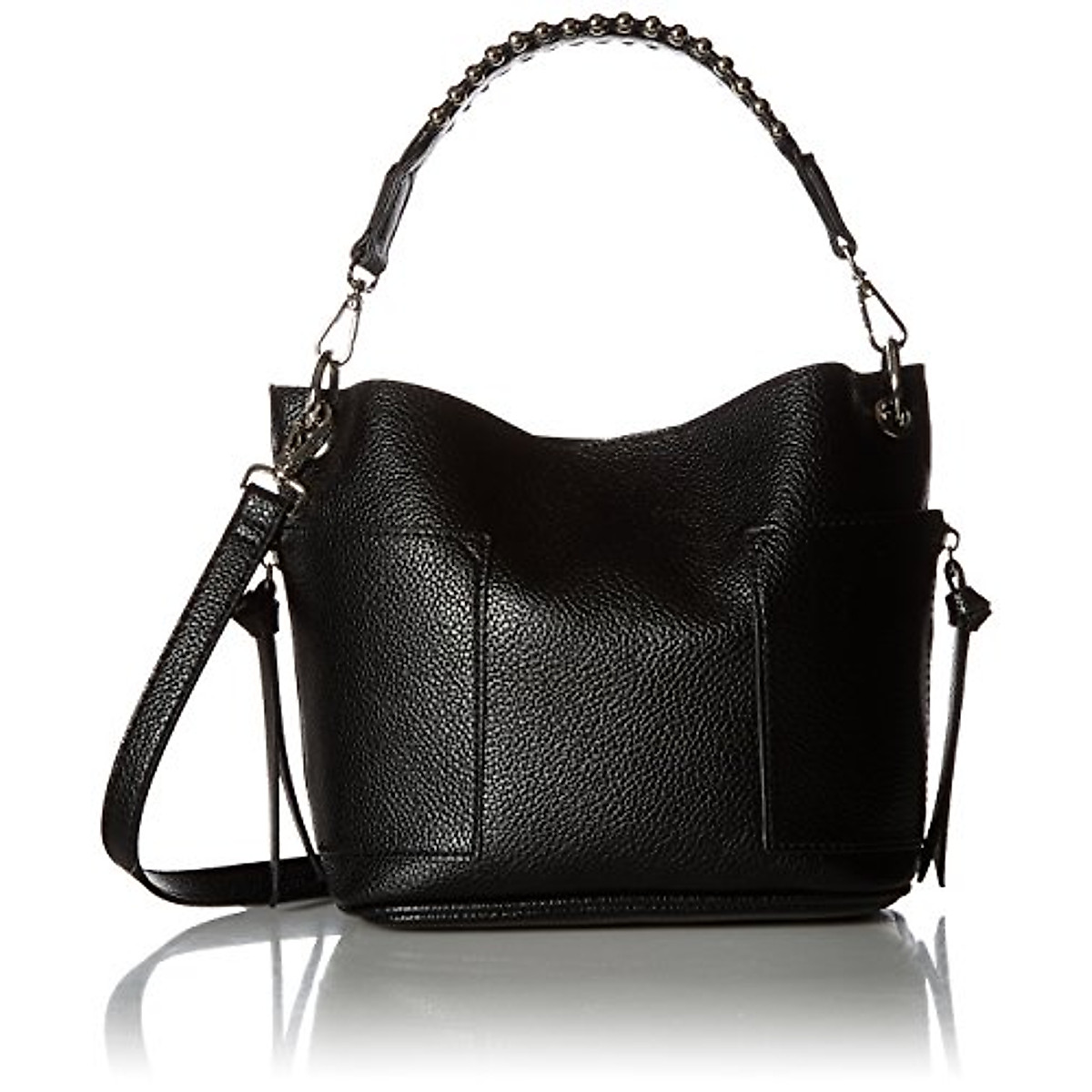 Steve Madden Women's Bsammy shoulder handbags, Black, One Size US