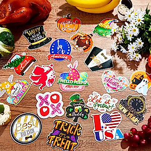 Weewooday 20 Pcs Holiday Magnets St. Patrick's Day Easter Day Fridge Magnet Holiday Refrigerator Magnets Locker Sticker Magnet Festival Kitchen Refrigerator Magnet Cover