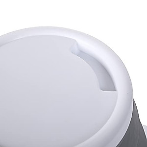 Collapsible Bucket 2.64gallons (10L), Storage Folding Bucket,Fishing Bucket,Outdoor Camping Life Utensils, Onboard Bucket,Heat-Resistant,car wash,Kitchen,Multi-Functional,Convenient (Gray Reinforced)