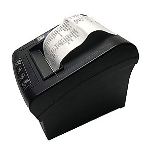NETUM 80mm Thermal Receipt Printer, WiFi POS Printer with Auto Cutter, USB Serial Ethernet LAN Port Support Cash Drawer ESC/POS