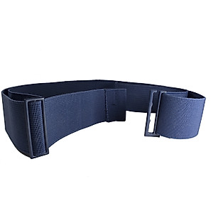 Gelante Lady Invisible Belt - Web Canvas Elastic Adjustable Skinny No Show Belt-2051-Navy (0-14)