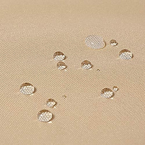 Jneaicn Shade Sail Waterproof Sun Canopy Triangle 6'5''x 6'5''x 6'5'' Shade Sails UV Block for Patio Backyard Lawn Yard in Color Beige