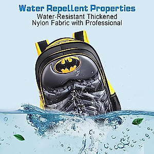 Zrutpim Lightweight Waterproof School Backpack for Kids,3D Cartoon Kids Backpack for School Boys Girls Kindergarten Elementary Toddler Backpack(Black)