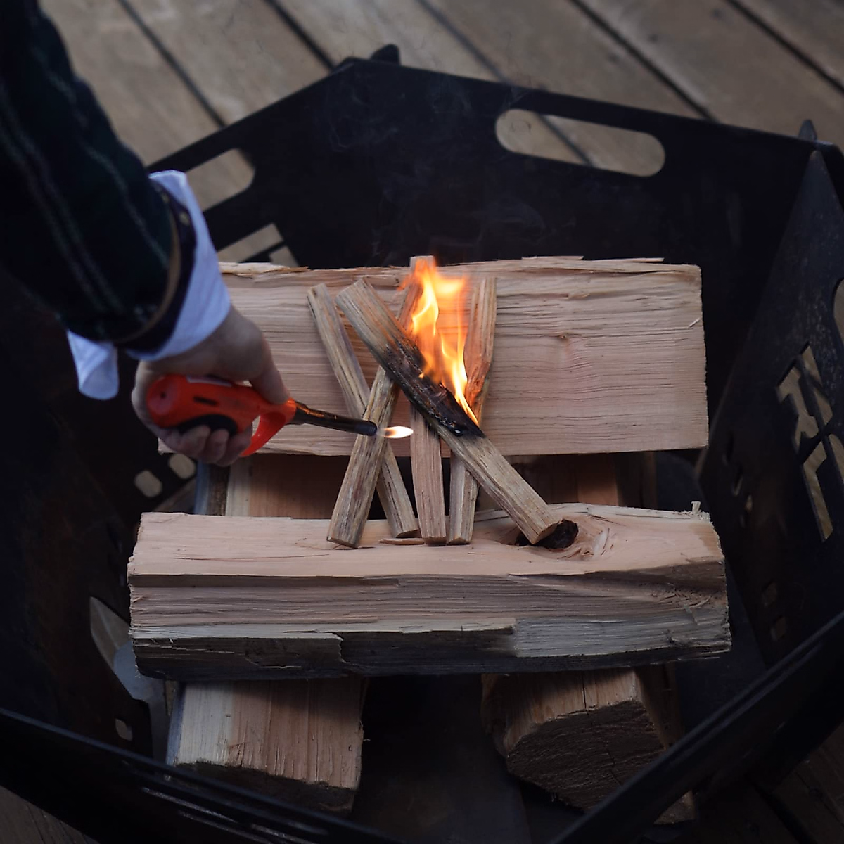 Fatwood Fire Starter Sticks (10 lb Box) - All Natural Resin-Rich Fatwood for Wood Stoves, Fireplaces, Campfires | Easy & Safe Fire Logs, Long-Lasting Firewood, 140 Sticks