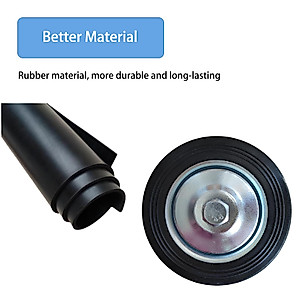 Petrirufun Griddle Accessories for Blackstone 22" 28" and 36" Griddles Wheels Replacement, 2PCS Wheels Griddle Replacement Parts for Blackstone Griddles