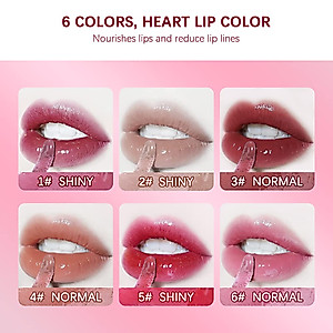 ibcccndc Lip Plumper Plumping Lip Gloss Hydrating Nourishing Lip Oil Red Liquid Lipstick Lip Care Products Mineral Oil Clear Lipgloss (4)