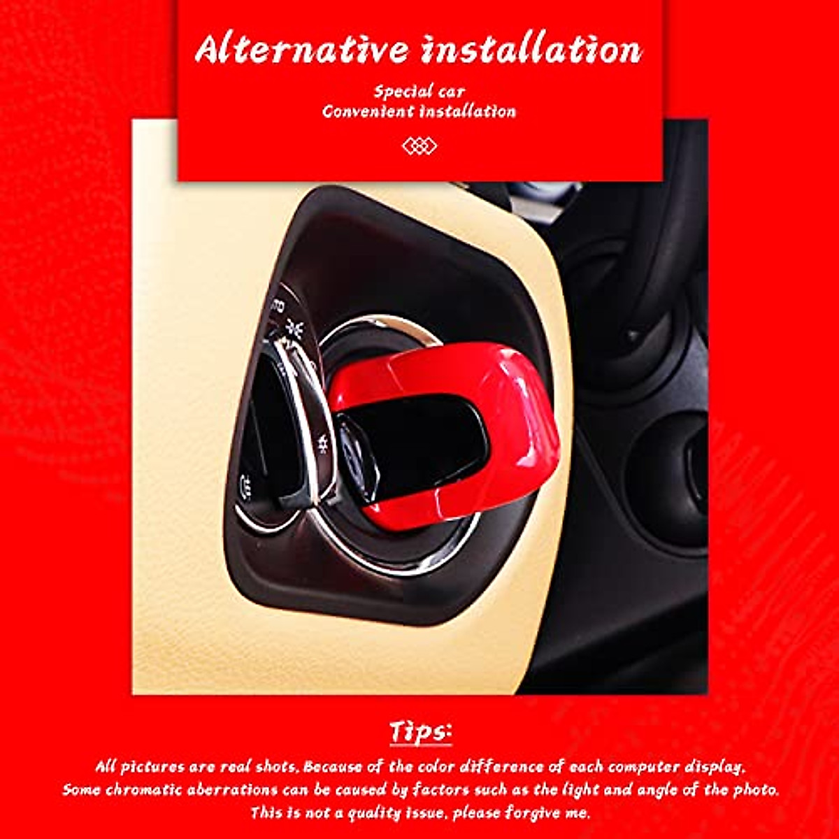 Luxury Red Entry and Drive for Porsche 911, Keyless Enter Cover with Logo for Porsche (Cayenne Panamera Macan)